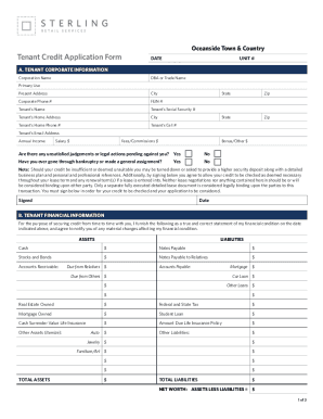 Fillable Online Rental Credit Application Form Template - Jotform Fax Email Print - pdfFiller