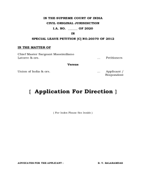 Fillable Online special leave petition under article 136 Fax Email ...