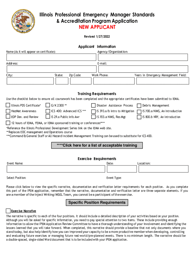 Fillable Online iema illinois What does it take to be an accredited ...
