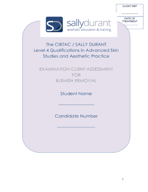 Fillable Online Level 4 Certificate in Advanced Skin Studies & Principles of ... Fax Email Print ...