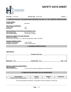 Fillable Online SAFETY DATA SHEET Product Name: Creosote Conditioner. Fax Email Print - pdfFiller