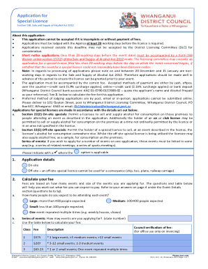 Fillable Online Form 157 Application for Special Licence as at 26 January 2023 Fax Email Print ...