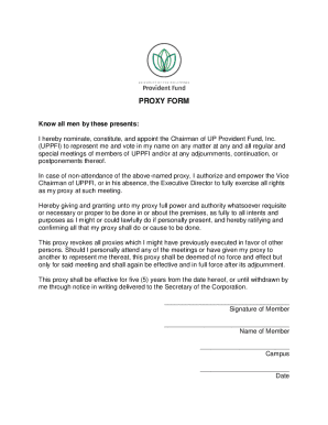 Fillable Online How to Fill Out a Proxy Form - Condo Information Centre ...