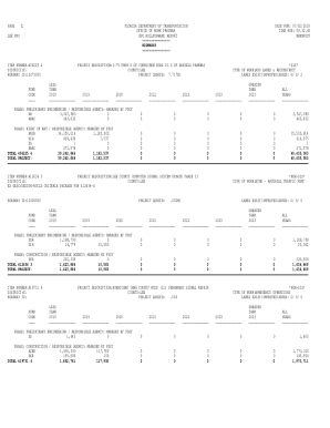 Fillable Online FDOT Roll Forward Report Approved by the North Florida ...