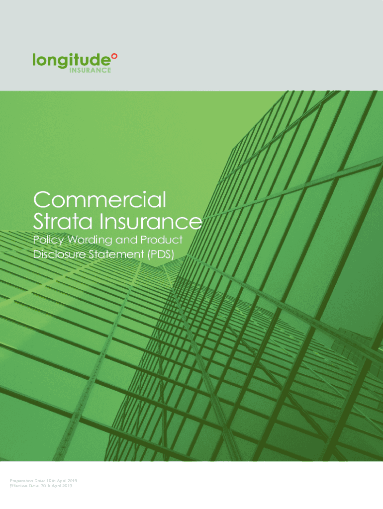 Fillable Online Policy Documents for Strata Insurance - GIO Fax Email ...