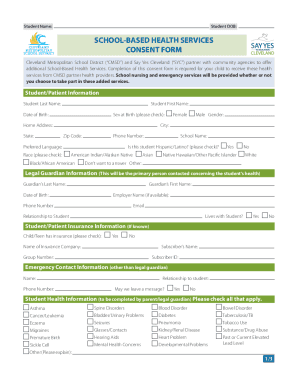 Fillable Online Integrated Health Department / Health Consent Forms Fax ...