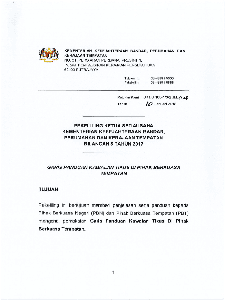 Fillable Online jkt kpkt gov Envirocon Pest Management - Posts ...