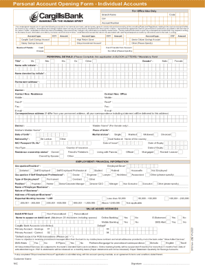 Fillable Online Personal Account Opening Form V2 Fax Email Print - pdfFiller