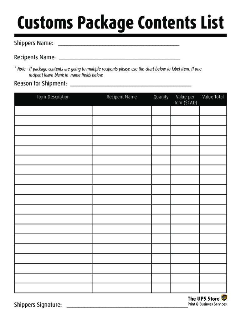 Fillable Online How to fill out the Customs declaration form - YouTube ...