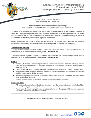 Fillable Online Form Center - City of Cocoa Fax Email Print - pdfFiller