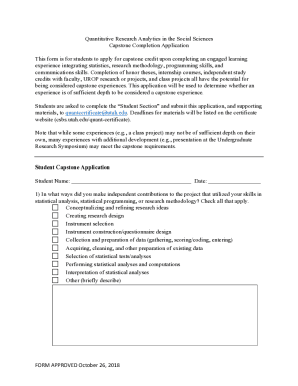 Fillable Online 201810 Capstone Form.docx Fax Email Print - pdfFiller