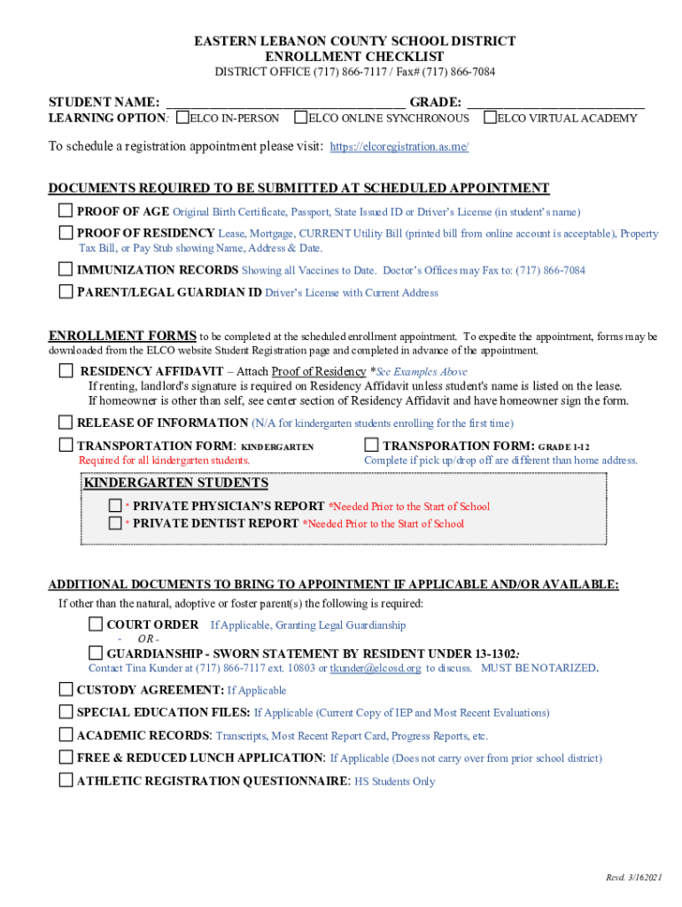 Fillable Online New Student Enrollment - San Lorenzo Unified School District Fax Email Print ...