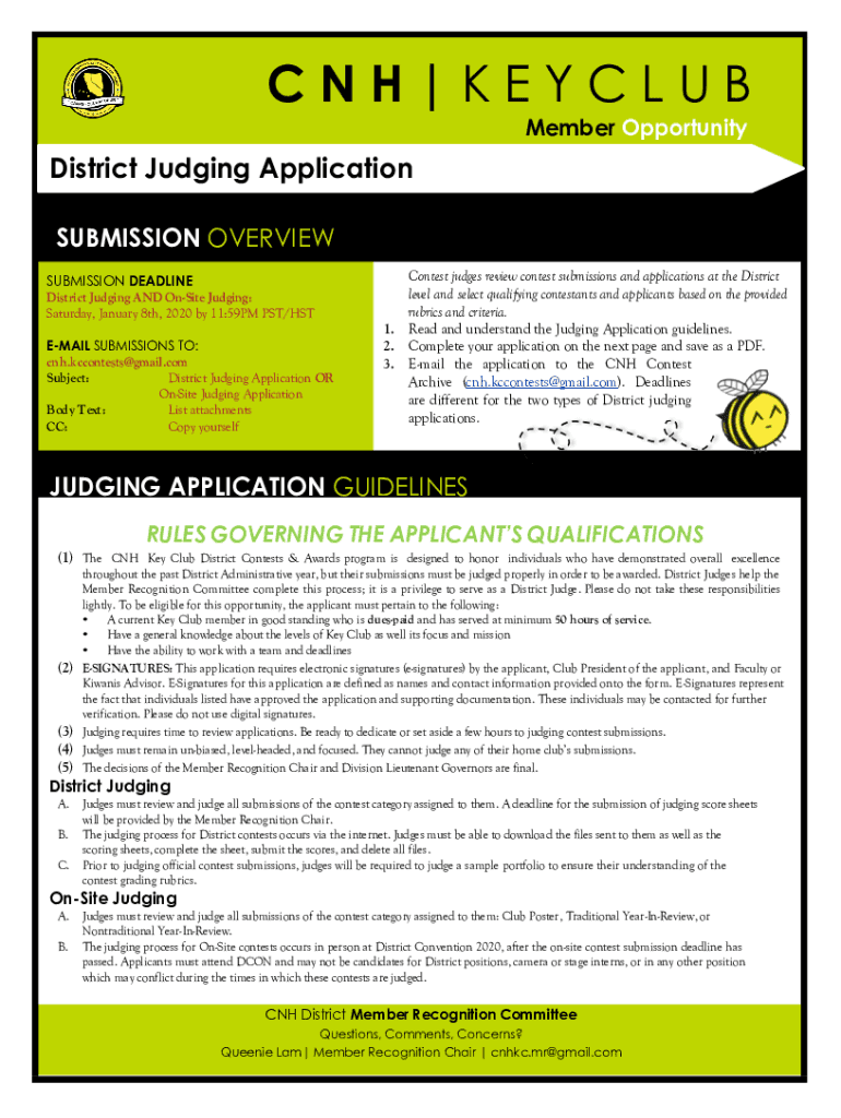 Fillable Online CNH Division Website Contest - SUBMISSION OVERVIEW Fax ...