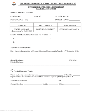 Fillable Online Circular for Parents.doc Fax Email Print - pdfFiller