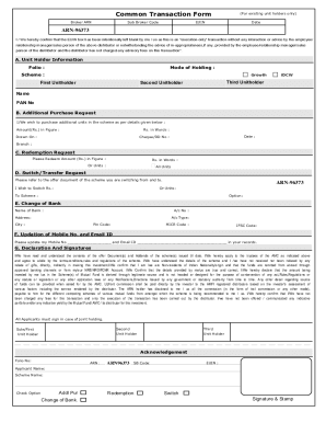 Fillable Online CAN Transaction Form (CTF) - SWITCH Fax Email Print ...