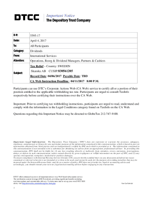Fillable Online The Depository Trust Company (DTC) Rulemaking - SEC.gov ...