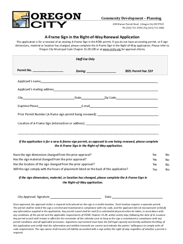 Fillable Online This application is for a renewal of an existing A ...