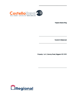 Fillable Online Vendor's Statement - AWS Fax Email Print - pdfFiller