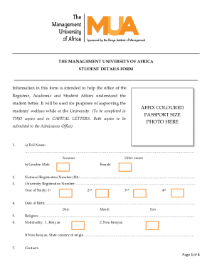 Fillable Online Student Hostel Application Form Fax Email Print - pdfFiller
