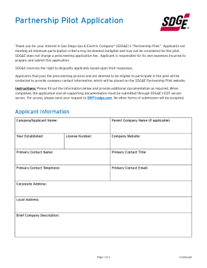Fillable Online Partnership application form Fax Email Print - pdfFiller