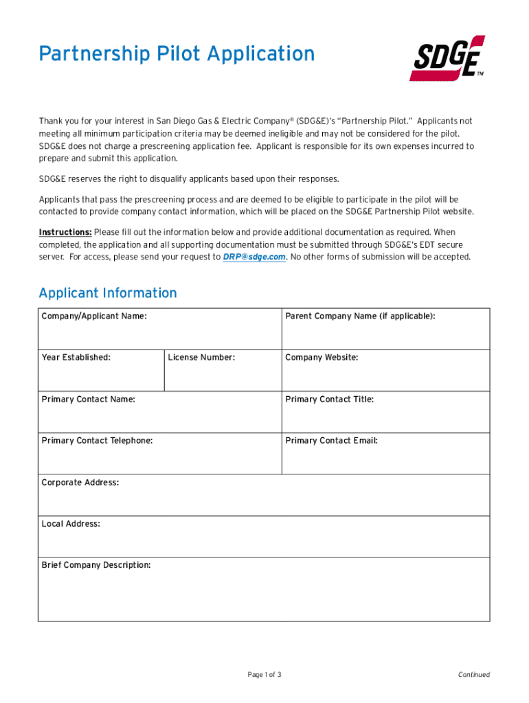 Fillable Online Partnership application form Fax Email Print - pdfFiller
