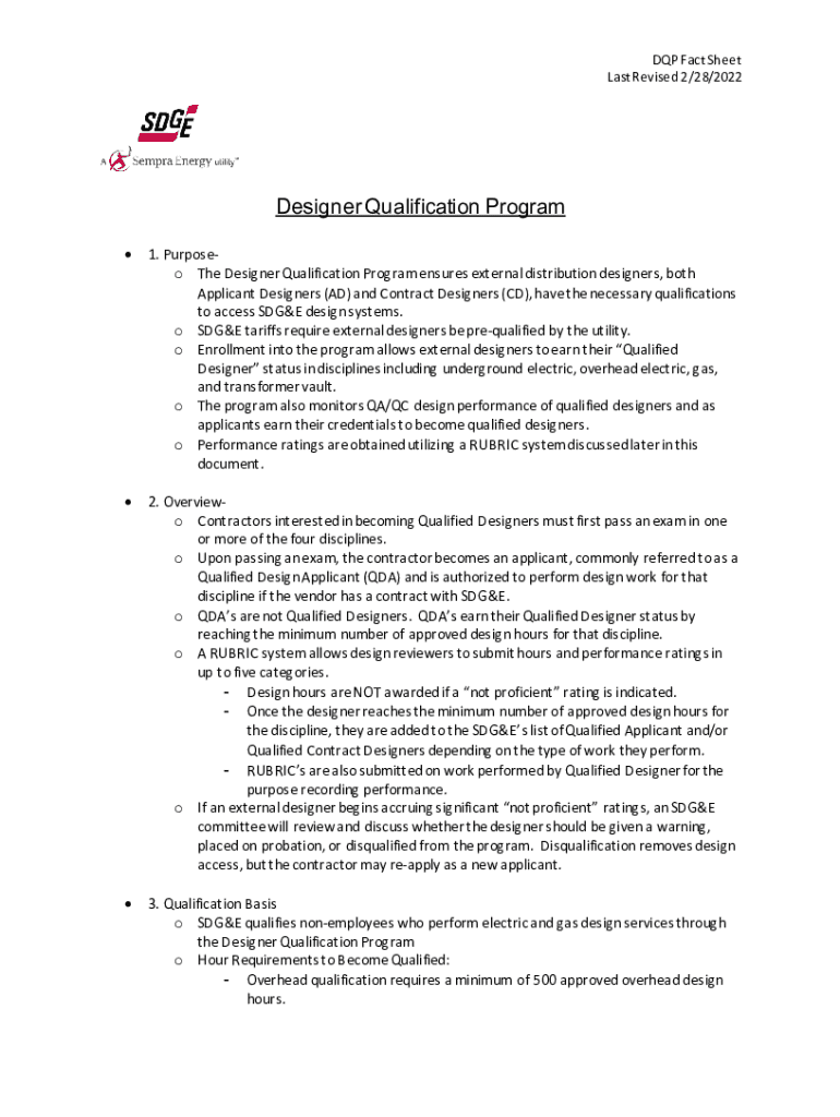 Fillable Online DQP Fact Sheet Fax Email Print - pdfFiller