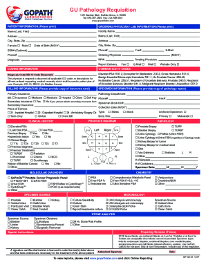 Fillable Online GoPath Laboratories Anatomic and Molecular Pathology ... Fax Email Print - pdfFiller