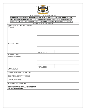 Fillable Online RLM/DPHS/0001/2020/21 - APPOINTMENT OF A CONSULTANT TO ...