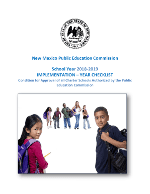 Fillable Online YEAR CHECKLIST - New Mexico Public Education Department ...