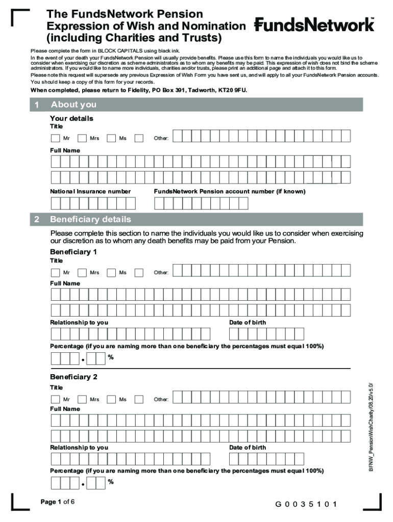Fillable Online Selecting Fidelity as your long-term partner - Amazon ...