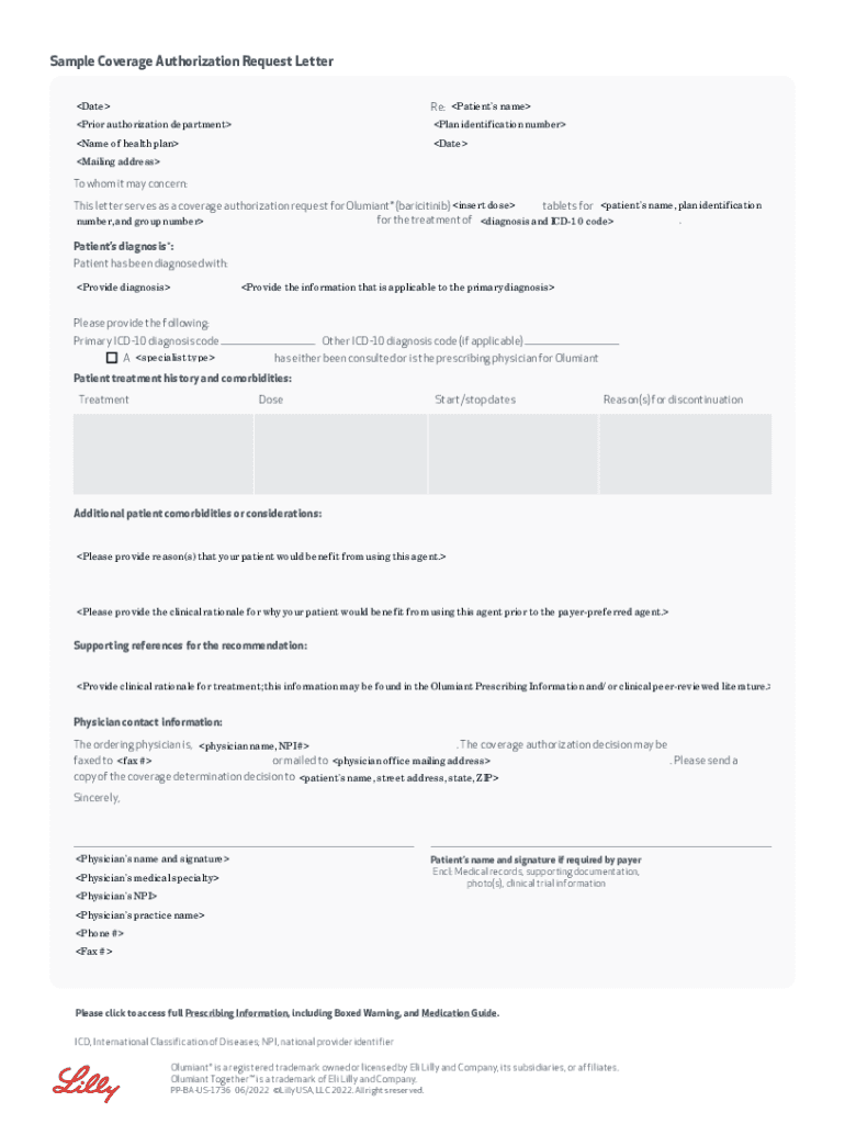 Fillable Online Sample Prior Authorization and Claim Denial Letter Fax ...