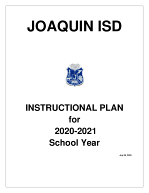 Fillable Online JISD Return to In-Person Instruction and Continuity of ...