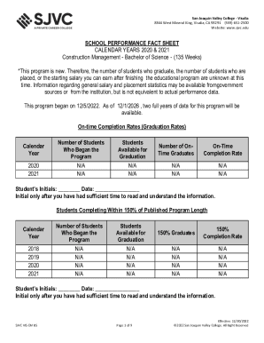 Fillable Online San Joaquin Valley College - Visalia-School Summary Fax ...