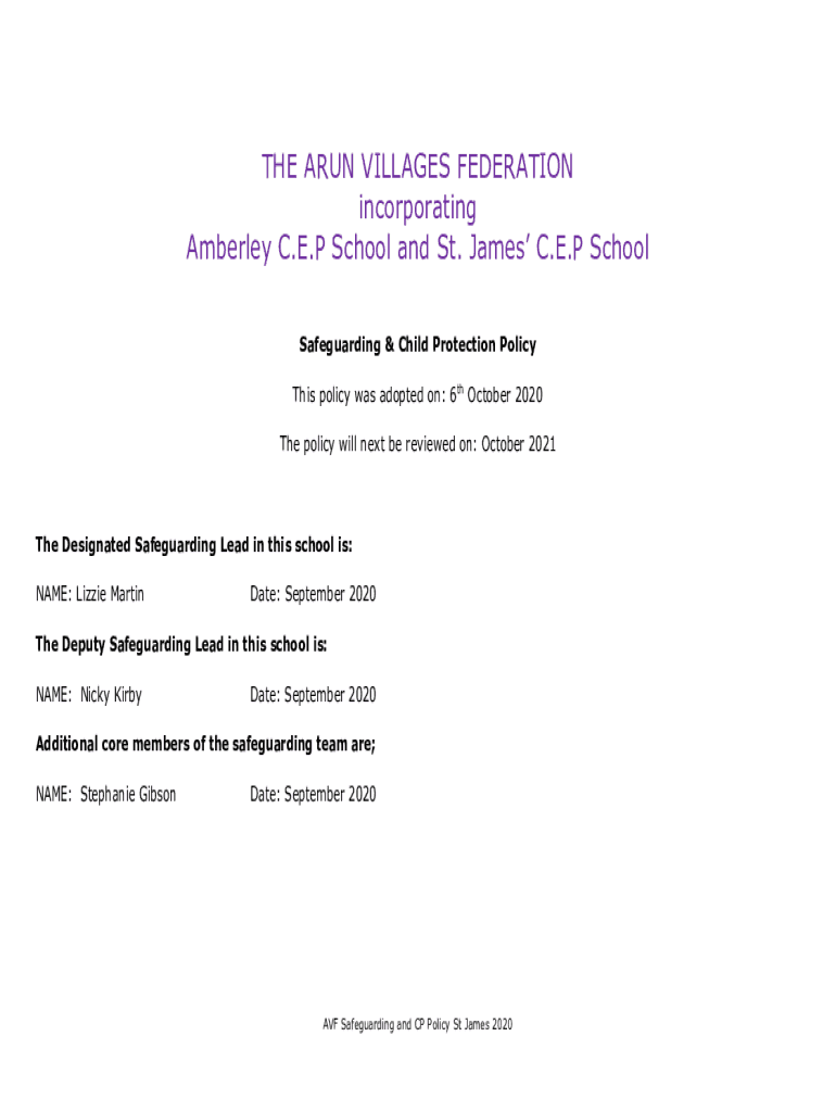 Fillable Online st-james-coldwaltham w-sussex sch Amberley C of E ...