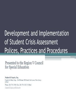 Fillable Online regionv of Student Crisis Assessment Fax Email Print ...