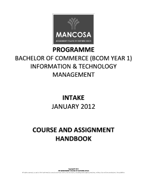 Mancosa Admin - Fill and Sign Printable Template Online