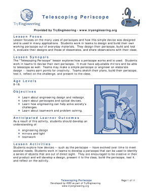 Fillable Online Telescoping Periscope Fax Email Print - pdfFiller