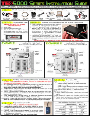 Fillable Online 5000 Series Installation Guide Fax Email Print - pdfFiller