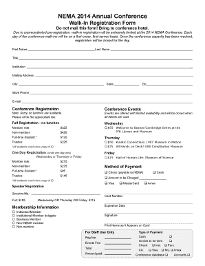 Fillable Online nemanet org%2findex NEMA 2014 Annual Conference Fax ...