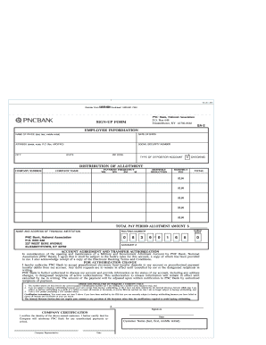 Fillable Online PNC BANK FORM.pdf - Union Member Services Fax Email ...