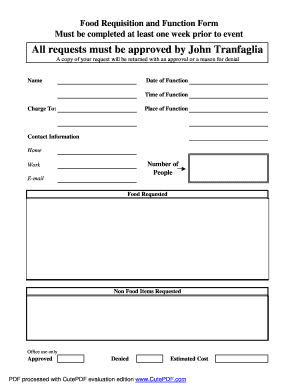 Fillable Online sbrsd Food_Requisition_Form.xls Fax Email Print - pdfFiller