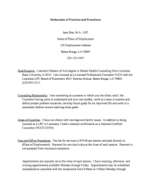 Fillable Online lpcboard LPC bSampleb - LPC Board of Examiners ...