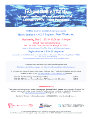 Fillable Online Fish and Shellfish Safety Fax Email Print - pdfFiller