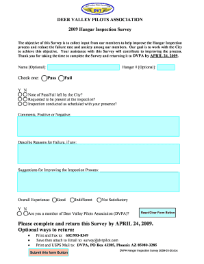 Fillable Online Please complete and return this Survey by APRIL 24 ...