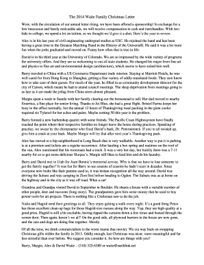 Fillable Online Wow, with the circulation of our annual letter rising ...