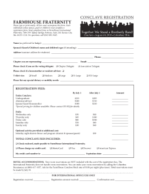 Fillable Online farmhouse Conclave registration bformbindd - FarmHouse ...