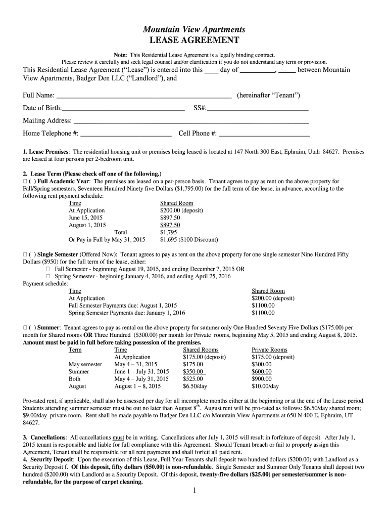 Fillable Online Please review it carefully and seek legal counsel andor ...