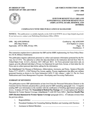 Fillable Online BY ORDER OF THE AIR FORCE INSTRUCTION 36 Fax Email ...