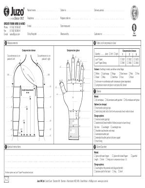 Fillable Online Fill-in PDF - Juzo Fax Email Print - pdfFiller