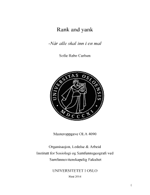 Fillable Online Rank and yank Fax Email Print - pdfFiller